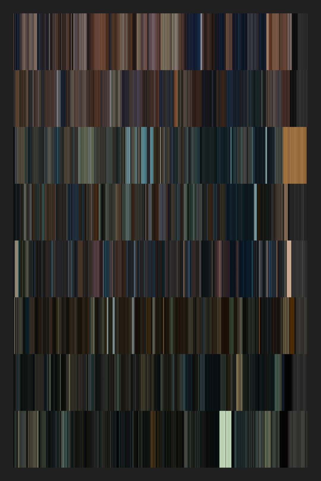 Harry Potter Movie Poster - Full Bleed, Color Visualization, Nerdy Wall ...