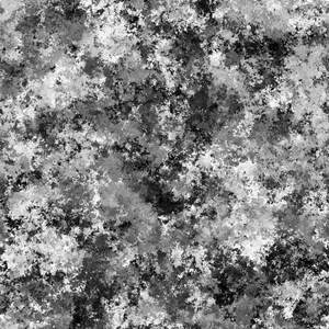 Random Walker Algorithm Art Print Poster - Black and White (normal) - Etsy