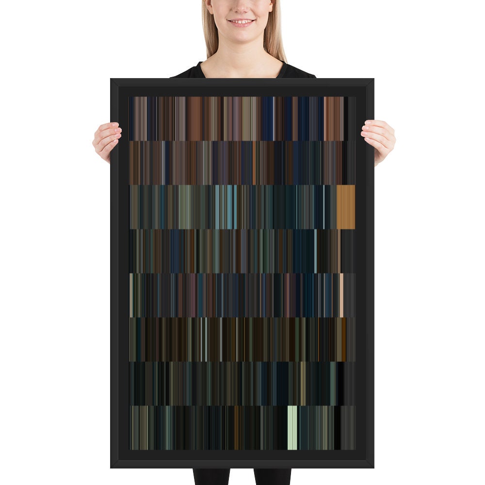 Harry Potter Movie Poster Full Bleed, Color Visualization, Nerdy Wall ...