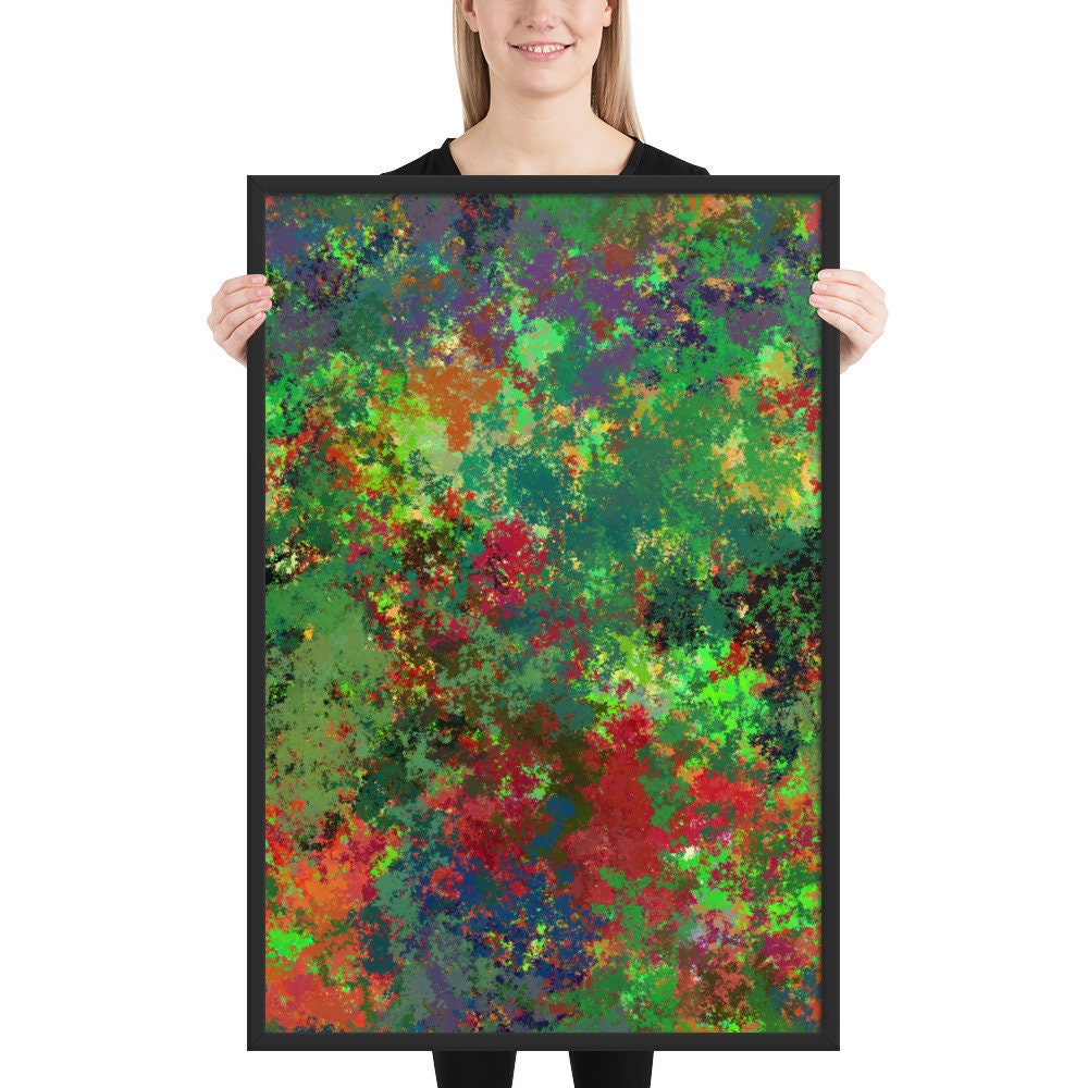 Random Walker Algorithm Art Print Poster Christmas Fern - Etsy