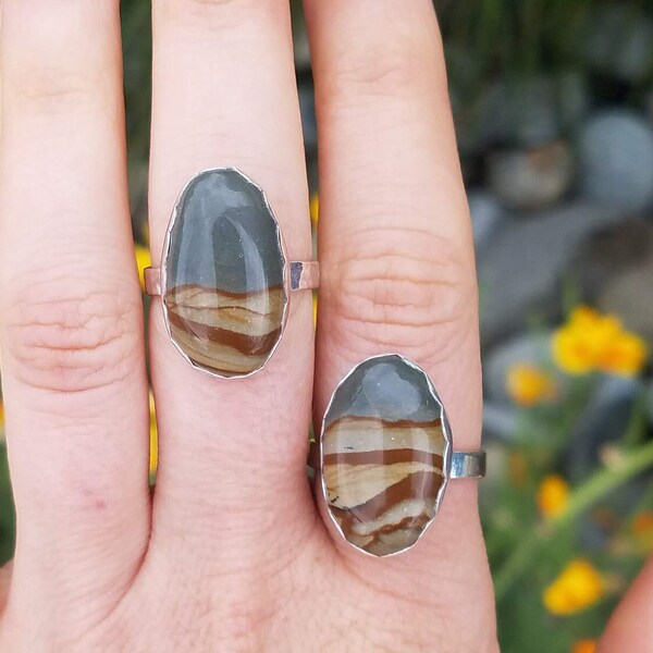 Jasper Ring - Etsy