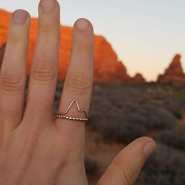 Mountain Ring - Etsy
