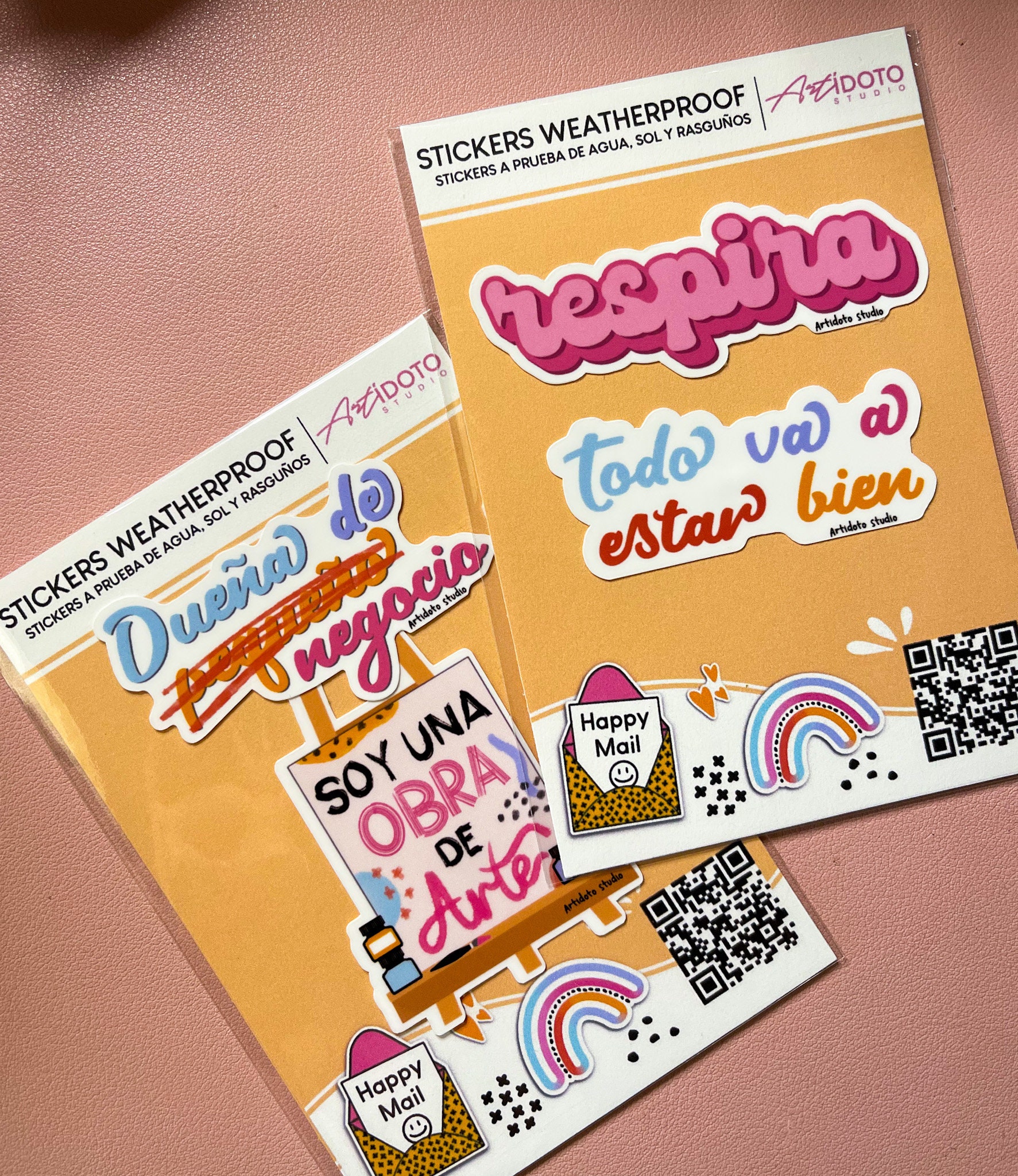 Respira Todo Va a Estar Bien Weatherproof Sticker Mujer Empoderada ...