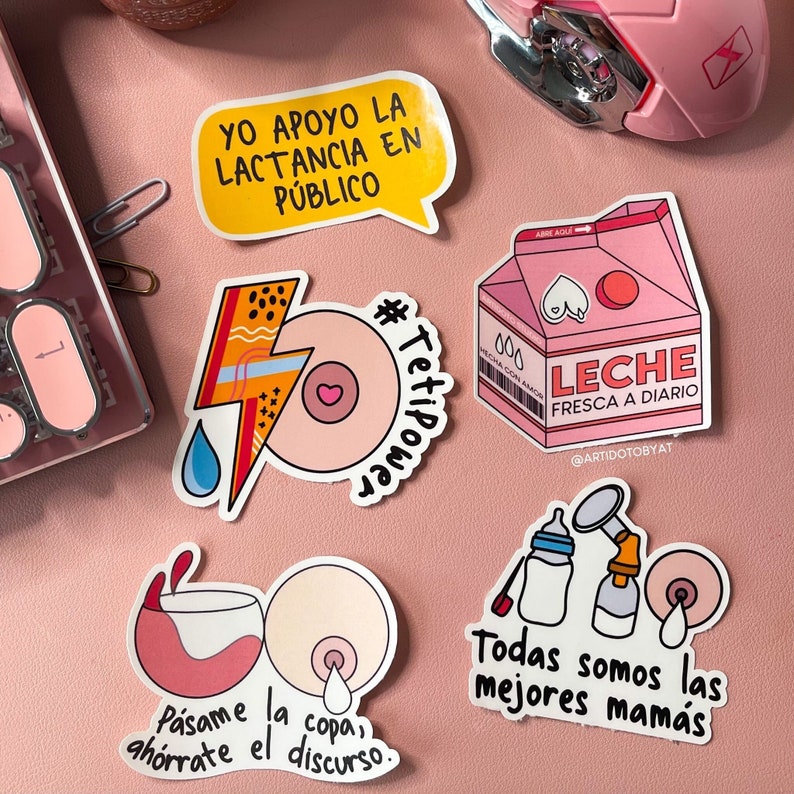 BREASTFEEDING STICKERS | Lactancia Materna | Teti Power | Mama | Mother ...