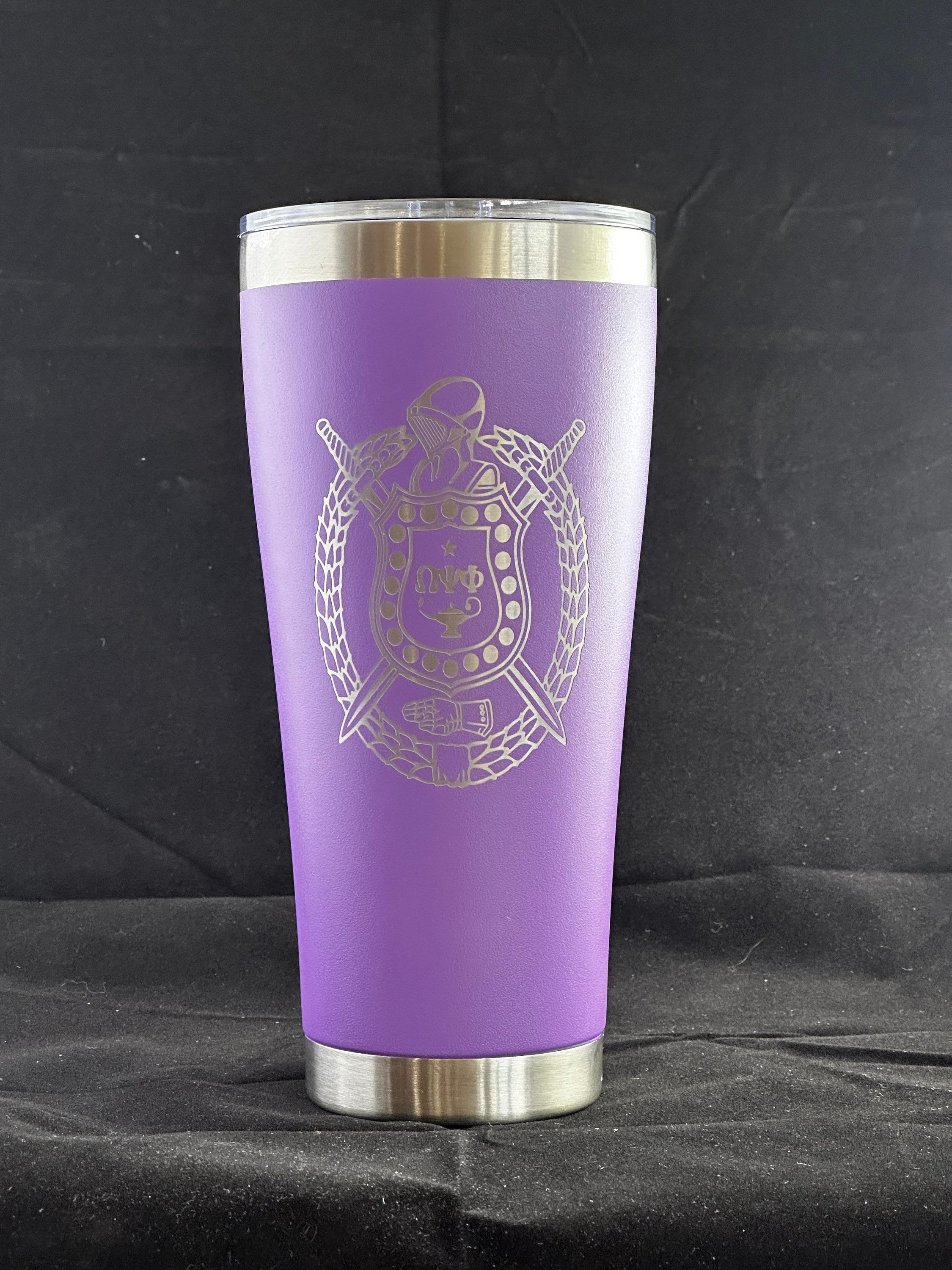 Omega Psi Phi - Tumbler - Omega Travel Mug, Stainless Steel ...