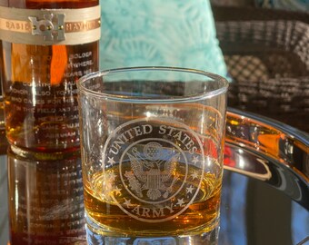 Bourbon Rocks Glass - Etsy