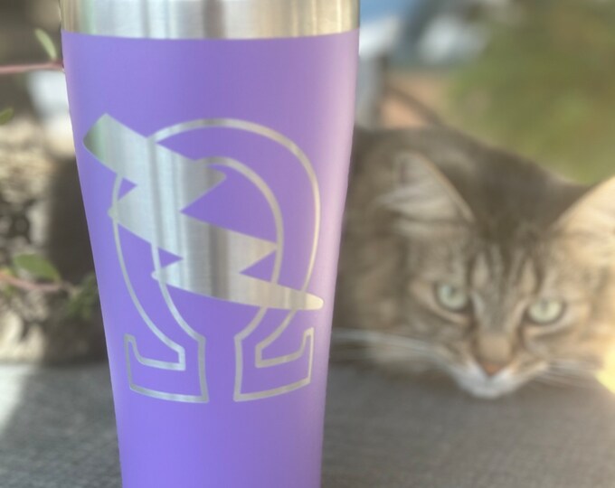 Omega Symbol - Omega Psi Phi - Tumbler - Omega Travel Mug, Stainless ...