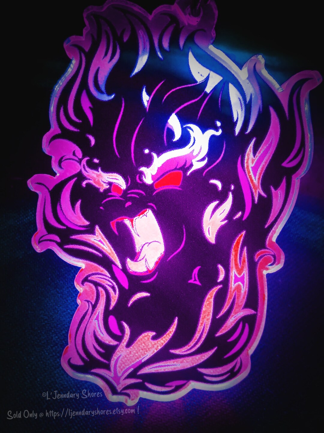 Neon Pink Nirik Keychains My Little Pony MLP AUTUMN - Etsy