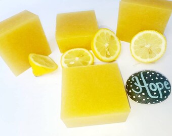 Lemon Peel Brightening Soap Bar - Etsy