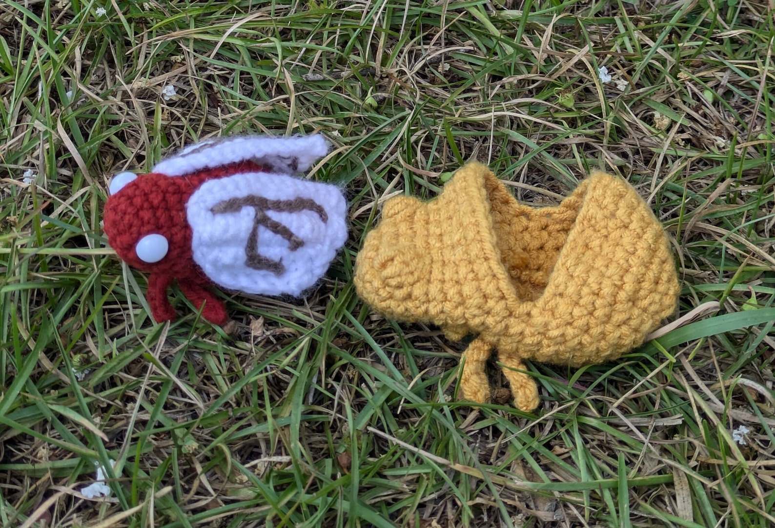 Cicada Crochet Pattern With Nymph Shell Accessory - Etsy