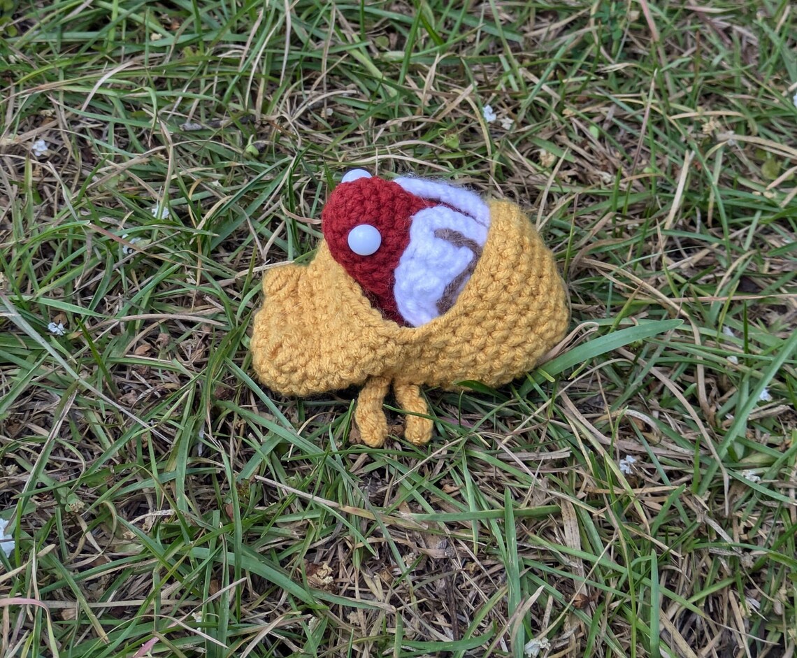 Cicada Crochet Pattern With Nymph Shell Accessory - Etsy