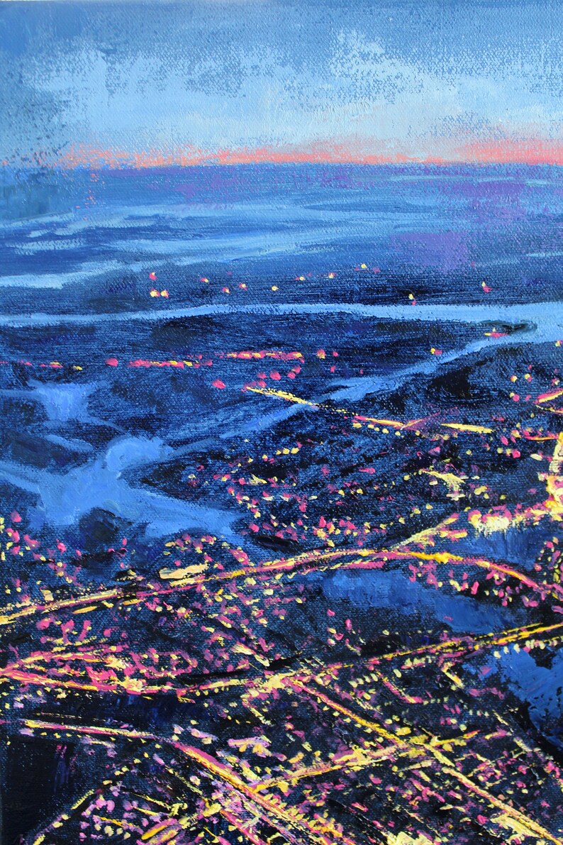 From Above 24" X 18" Original Oil Painting by Jennet Norman - Etsy