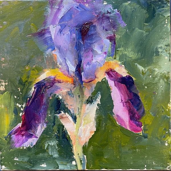 Single Flower Oil Painting - Etsy