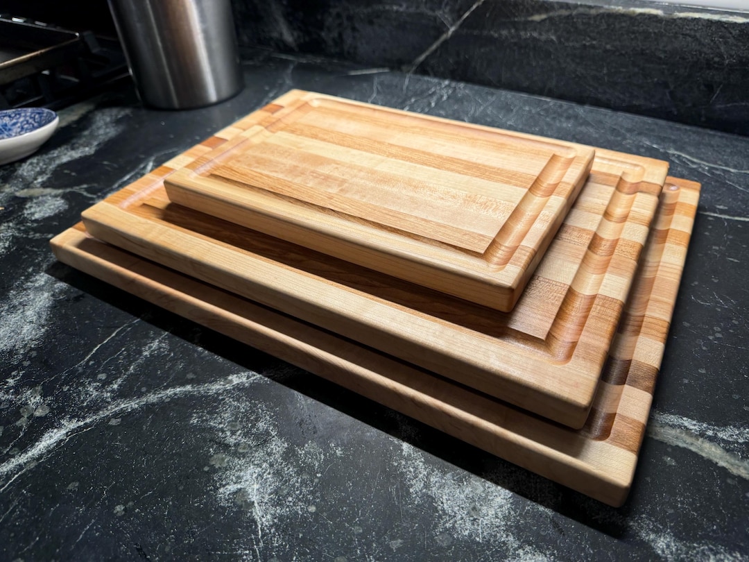 Maple Heirloom Board - Set of 3 Premium Maple Cutting Boards - Etsy