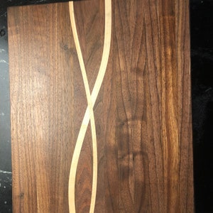 Curved Inlay Cutting Board - Etsy