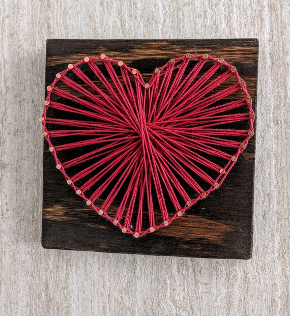 Heart String Art | Etsy