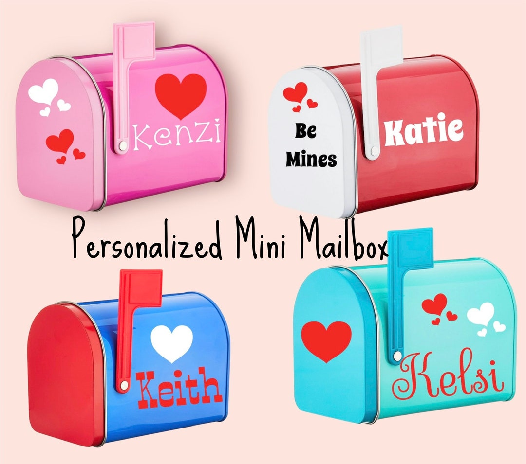 Personalized Mini Mailboxes-valentine - Etsy