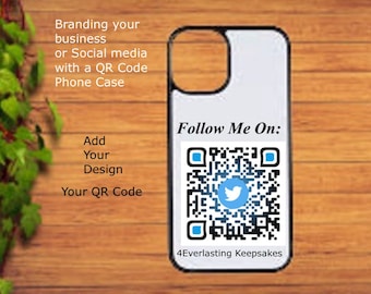 Custom Cell Phone Case With Qr Code - Etsy