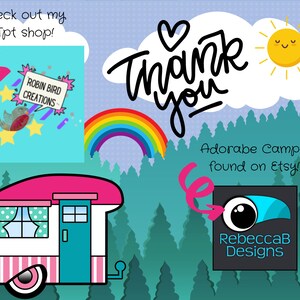 Happy Camper Classroom Decoration Set - Etsy