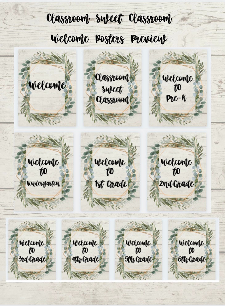 Classroom Sweet Classroom Decorations - Etsy