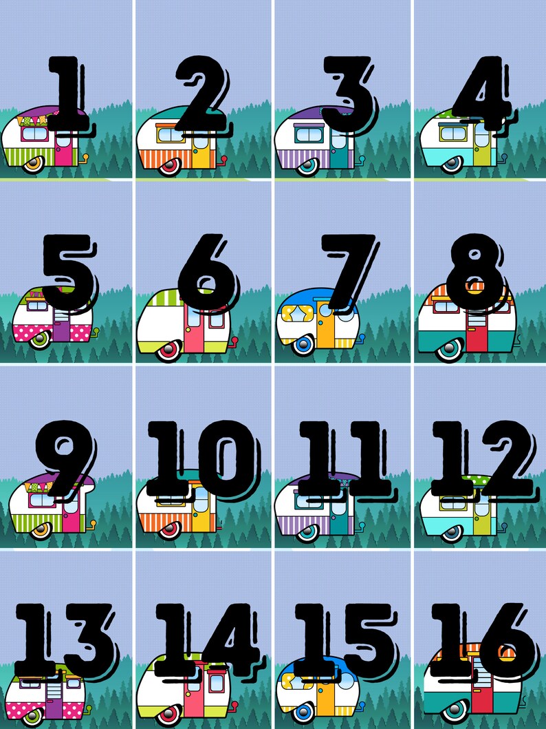 Happy Camper Classroom Decoration Set - Etsy