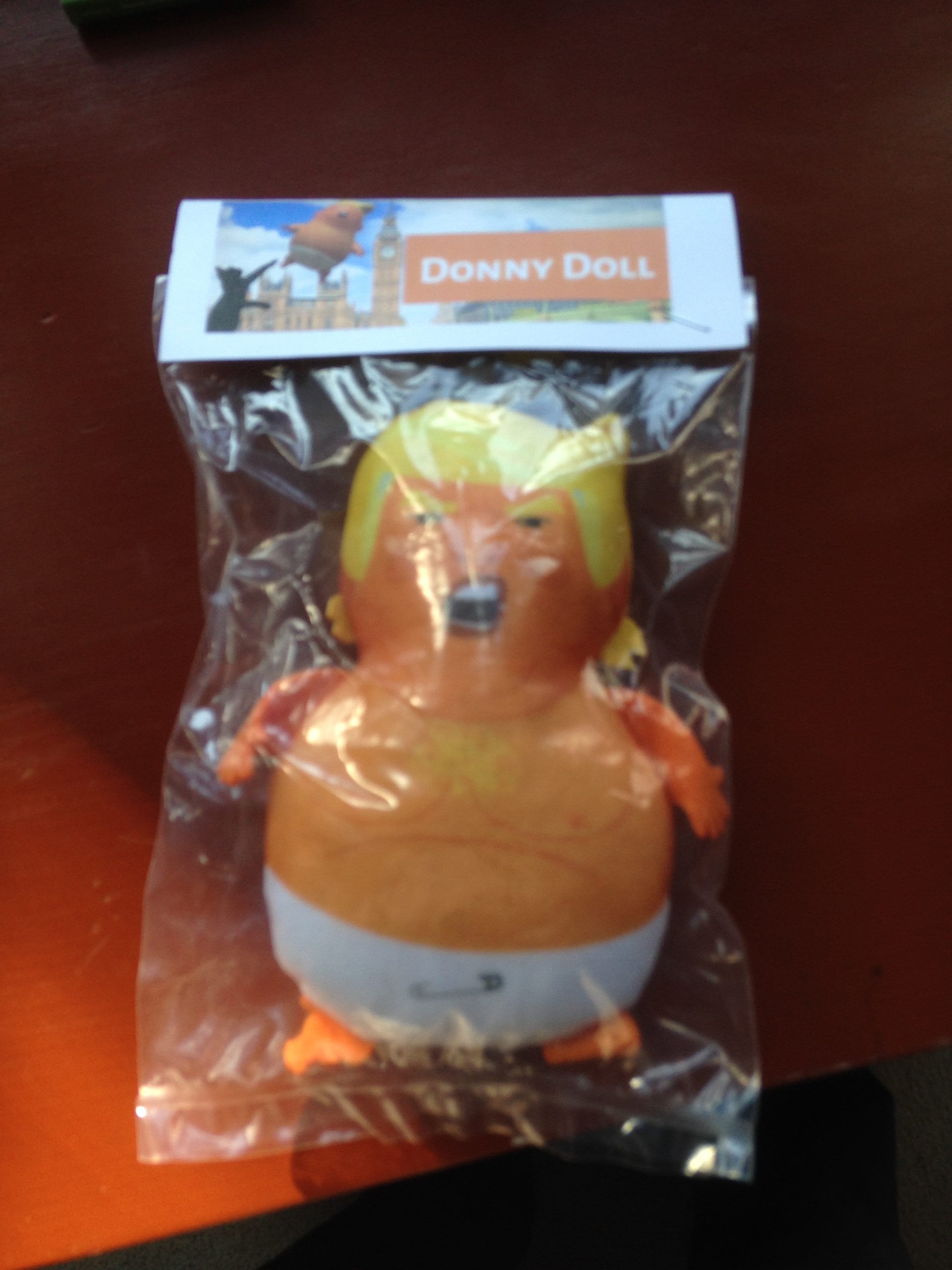 Donny-doll- Catnip Stuffed Baby Trump Doll. Baby Donald Trump Cat Toy ...