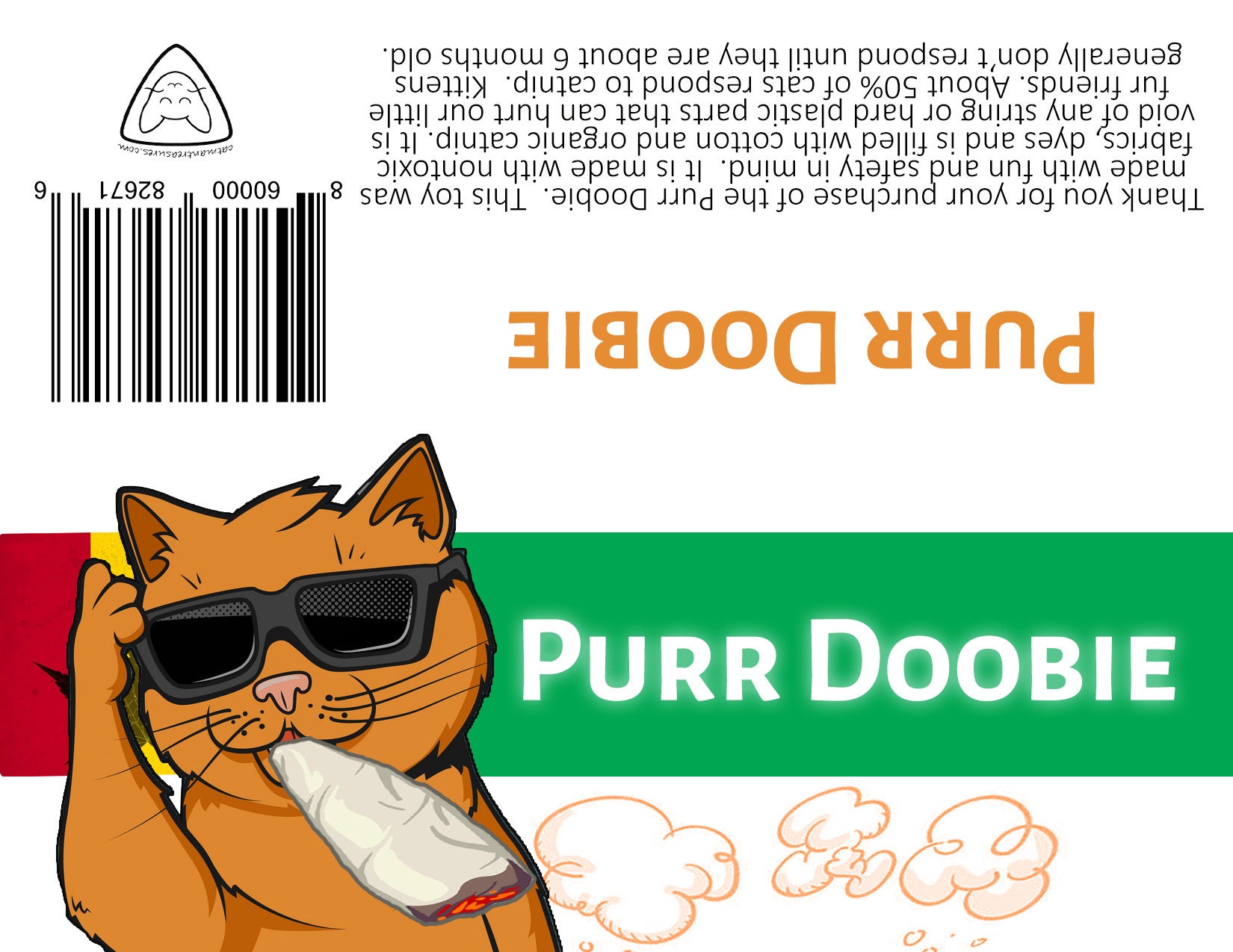 Purr Doobie Catnip Stuffed Joint / Doobie. - Etsy