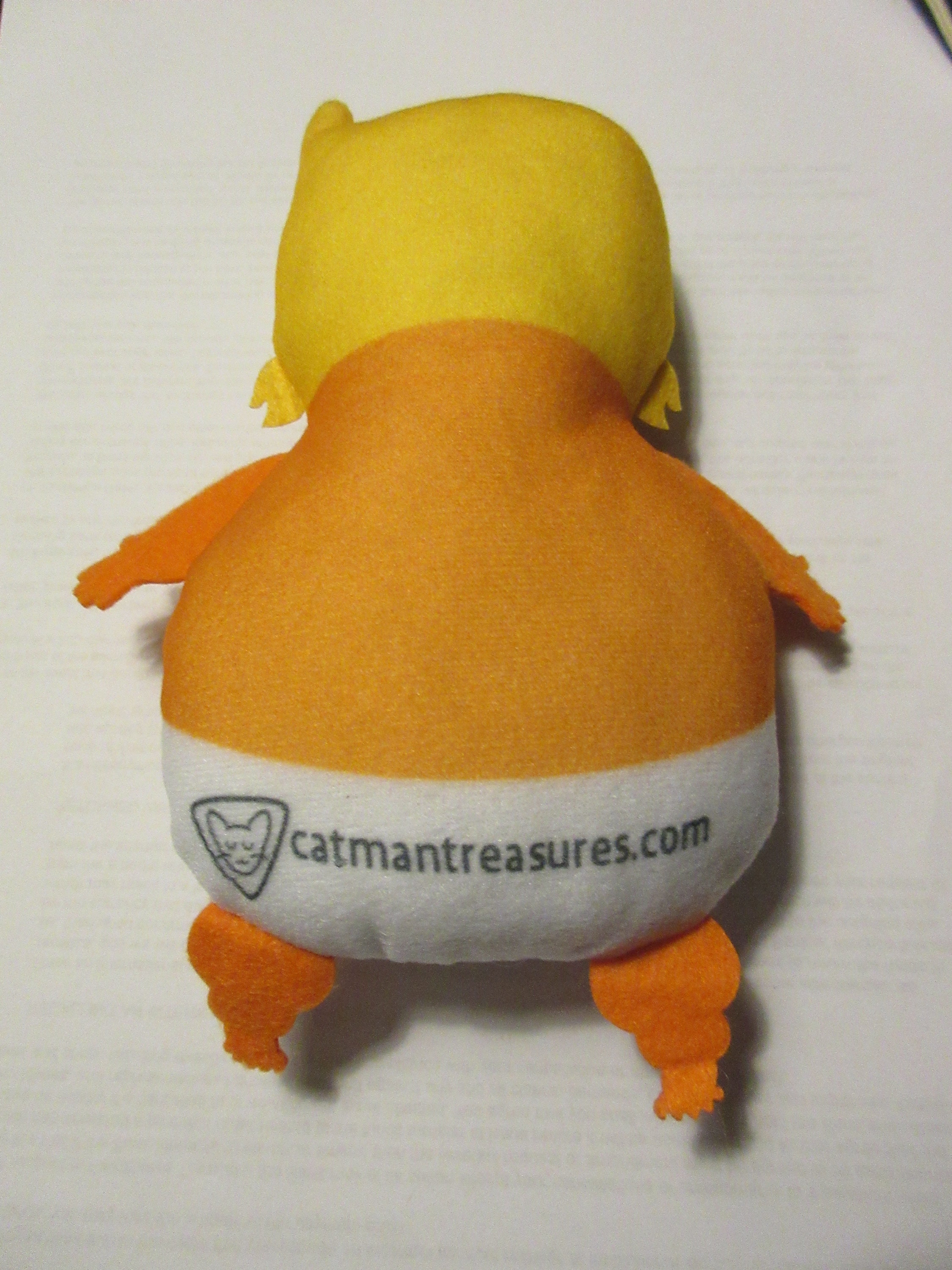 Donny-doll- Catnip Stuffed Baby Trump Doll. Baby Donald Trump Cat Toy ...