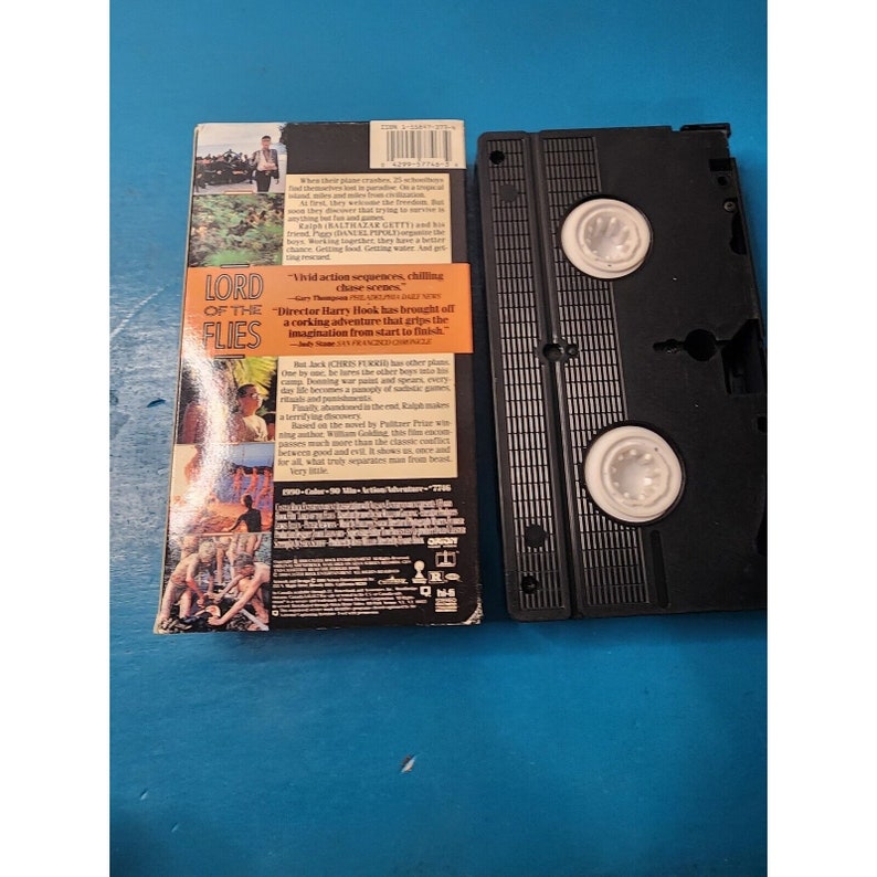Lord of the Flies VHS 1990 Movie Rated R Action Adventure - Etsy