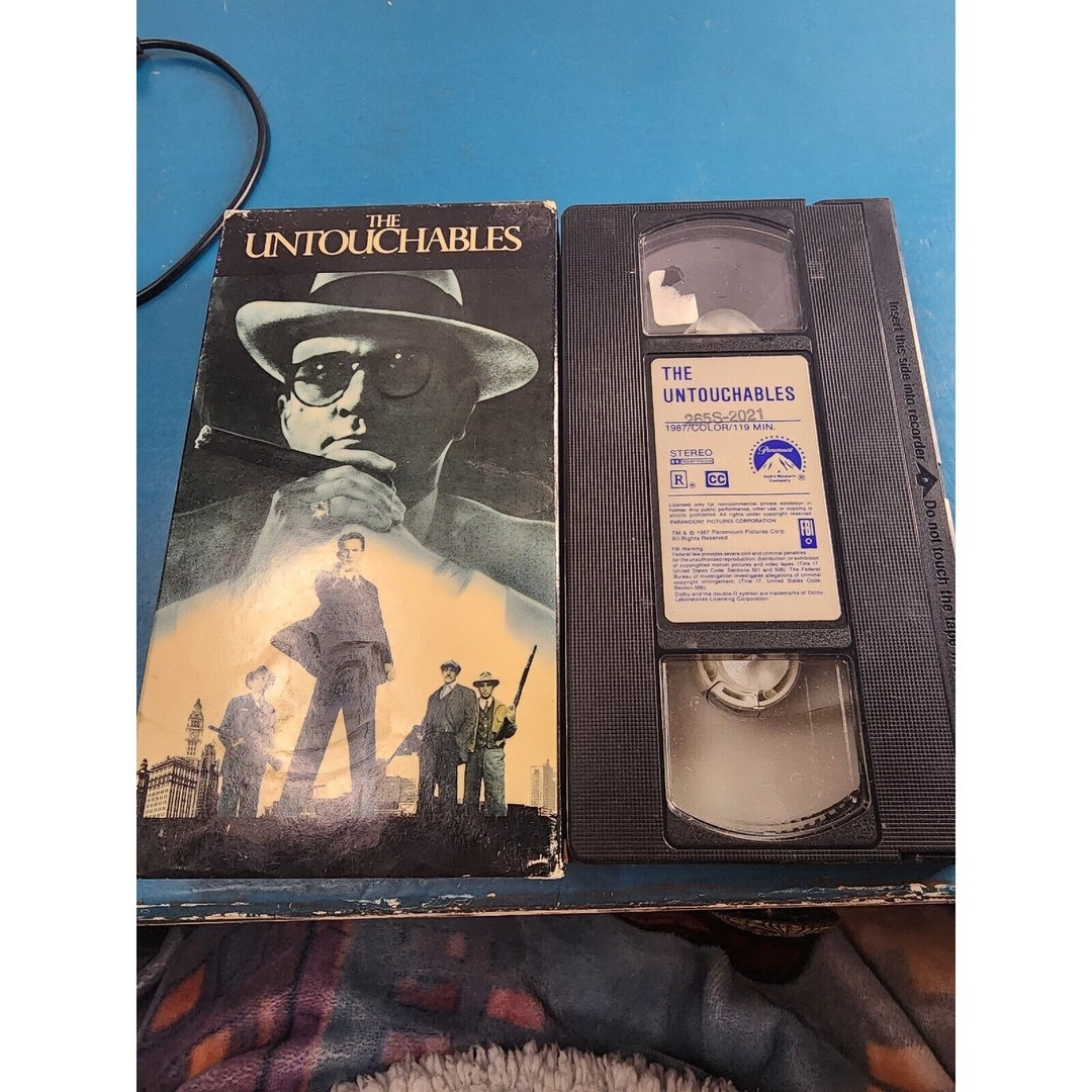 The Untouchables VHS Movie 1987 Robert De Niro Sean Connery Rated R - Etsy