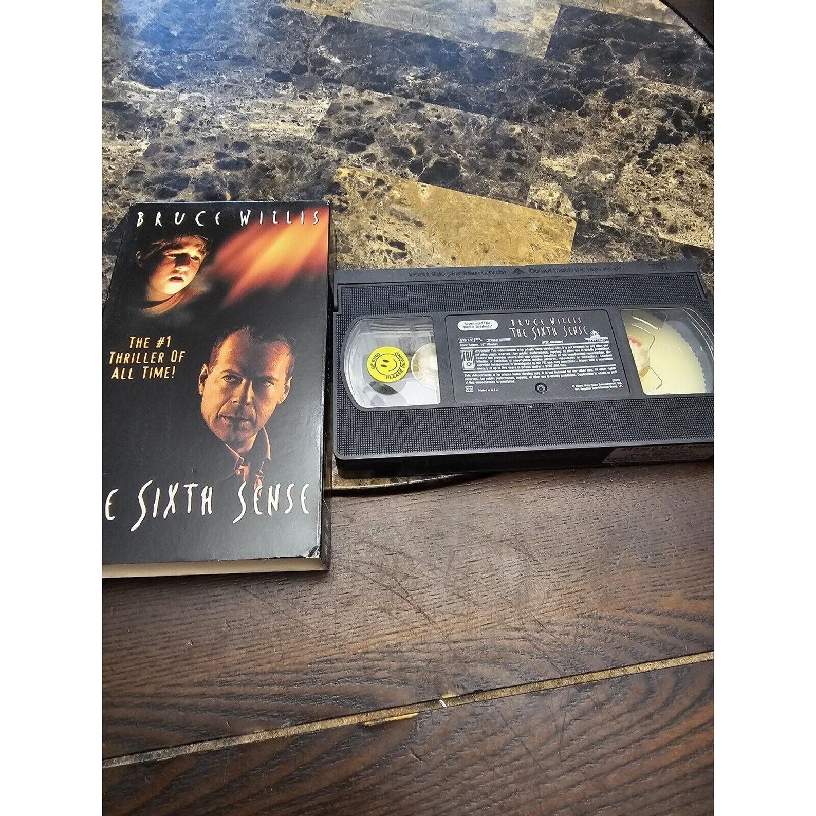The Sixth Sense (VHS, 2000) Thriller Rated PG-13 Bruce Willis - Etsy