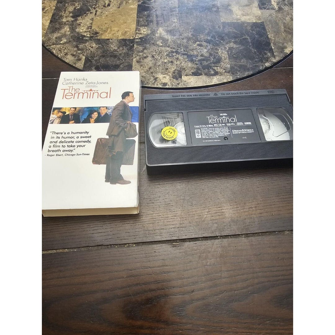 The Terminal (VHS, 2004) Tom Hanks Movie Rated PG-13 - Etsy