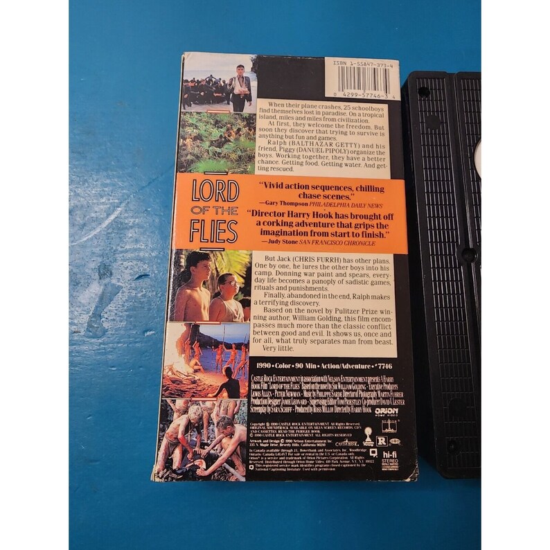Lord of the Flies VHS 1990 Movie Rated R Action Adventure - Etsy
