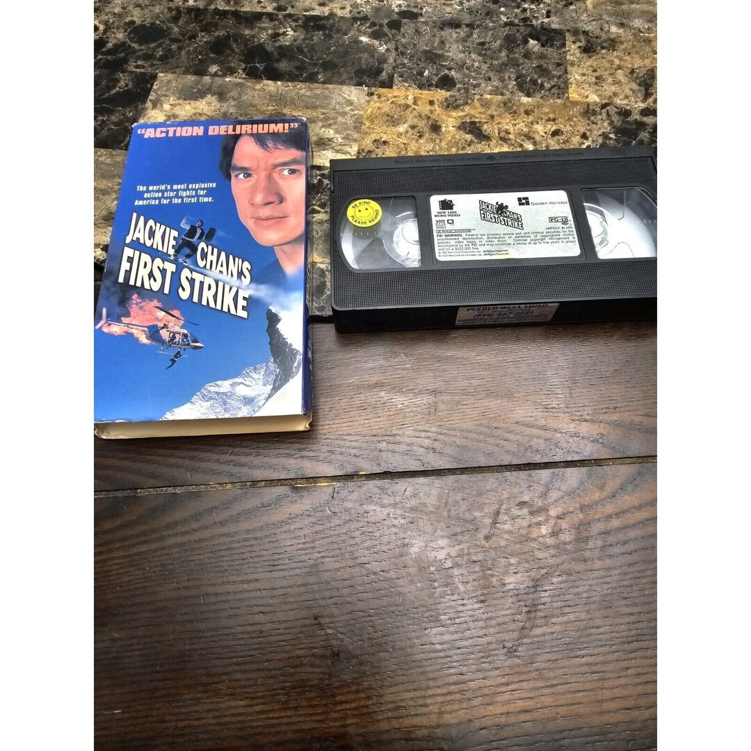 Jackie Chans First Strike (VHS, 1997) Movie Rated PG-13 - Etsy