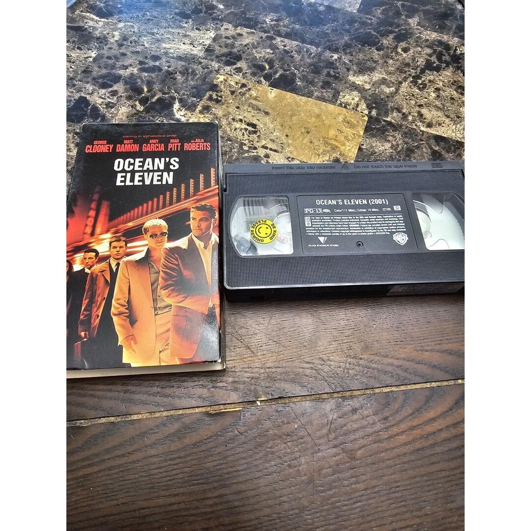 Oceans Eleven (VHS, 2002) Movie Rated PG-13 - Etsy