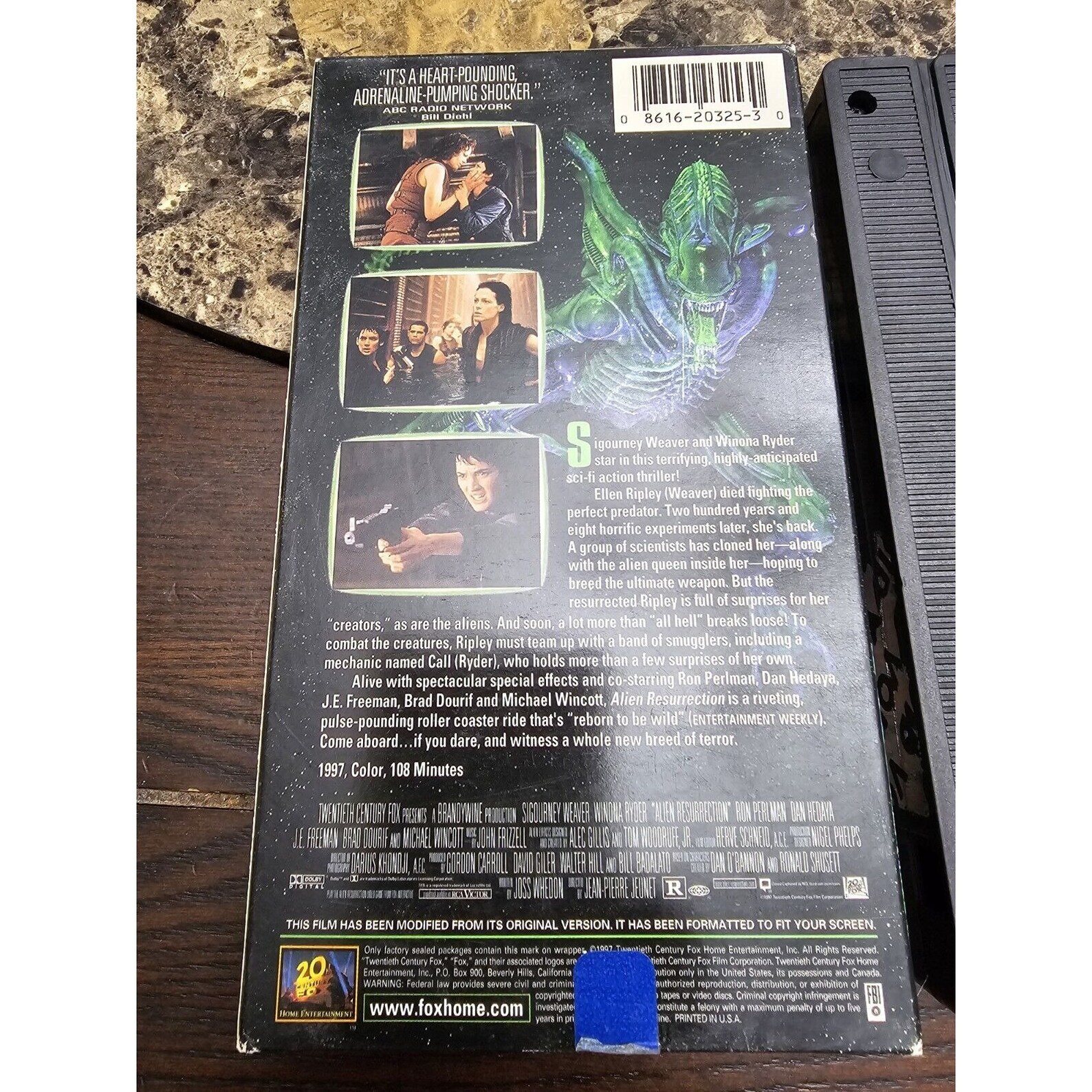 Alien Resurrection (VHS, 1998) Movie Rated R - Etsy