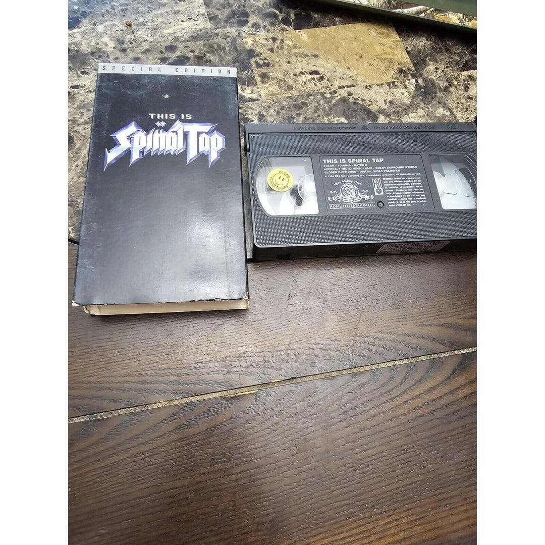 This is Spinal Tap (VHS, 2000, Special Edition) Movie Rated R Comedy - Etsy