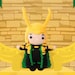 Loki With Accessories Crochet Pattern Amigurumi - Avengers - Loki - Etsy