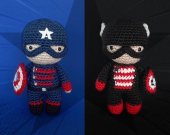 The Falcon and the Winter Soldier Crochet Pattern Amigurumi | Etsy