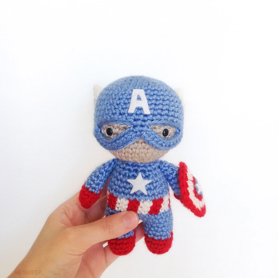 Captain America Crochet Pattern Amigurumi - Avengers - Etsy