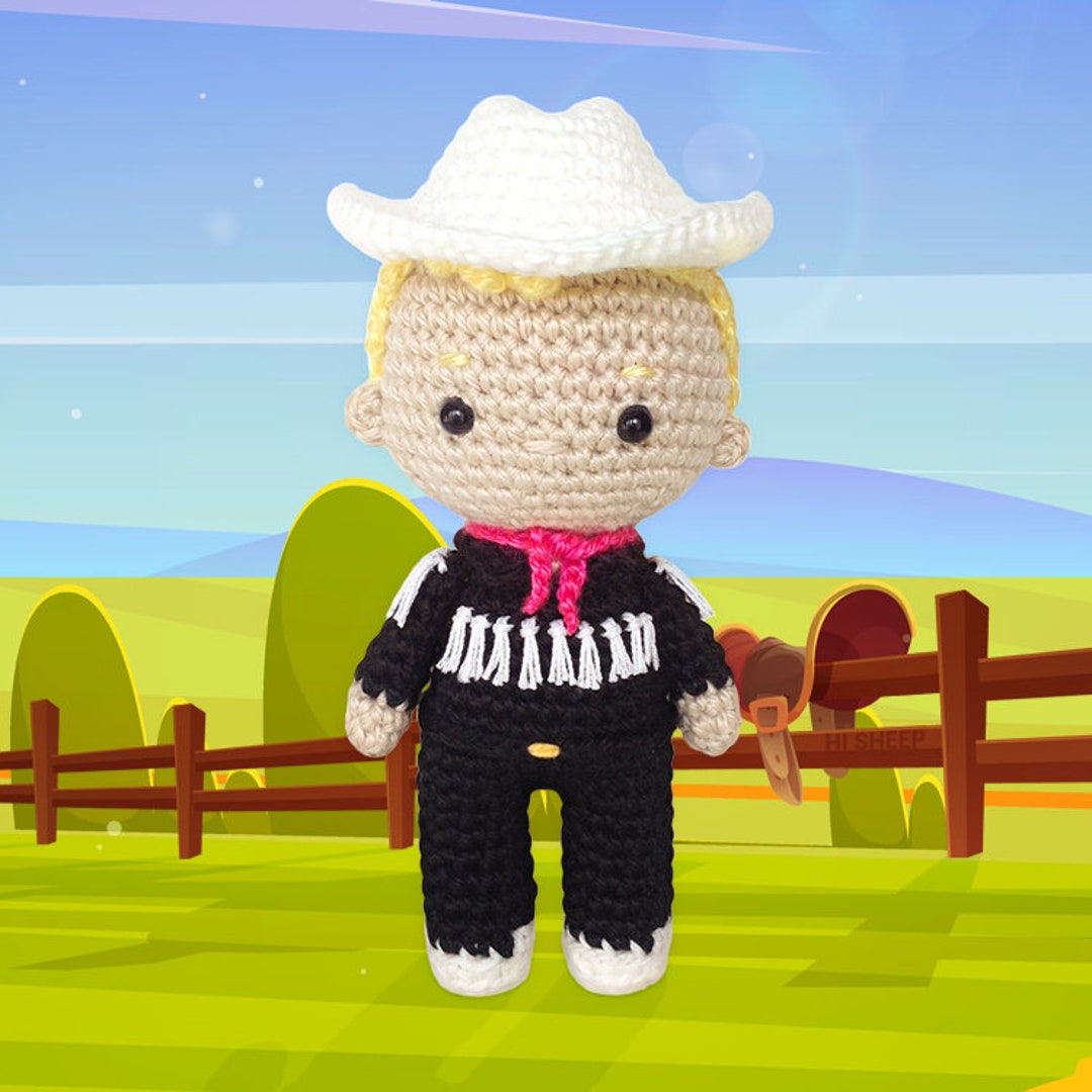 Blondie Western Boy - Cowboy Crochet Pattern Amigurumi - Etsy