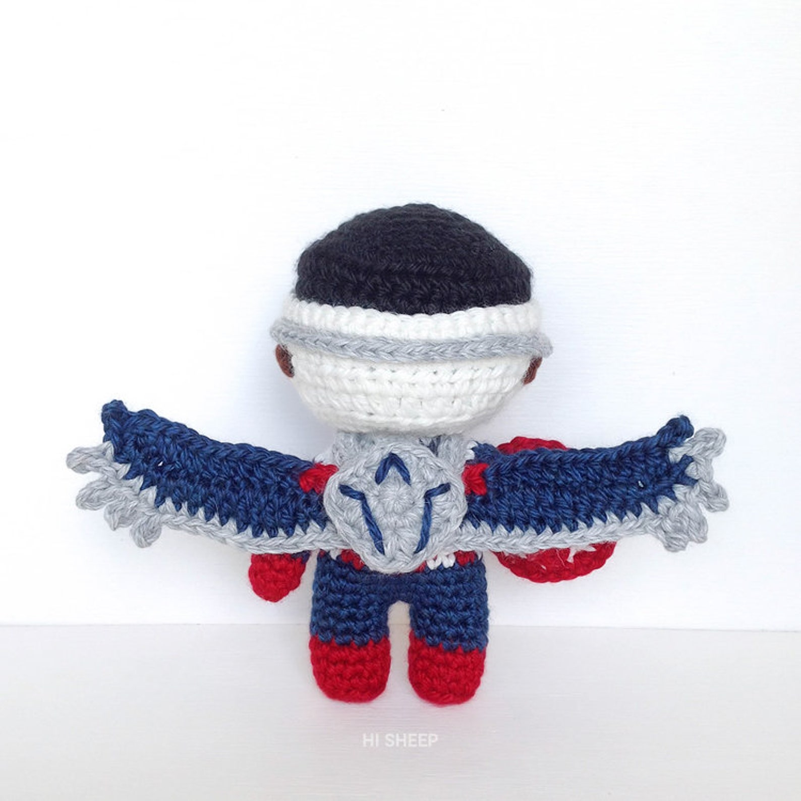 Sam Wilson Falcon Captain America Crochet Pattern Amigurumi | Etsy