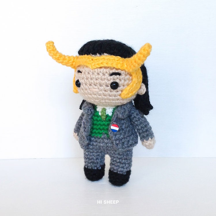 Vote Loki & Loki TVA 2 in 1 Crochet Pattern Amigurumi Loki - Etsy UK