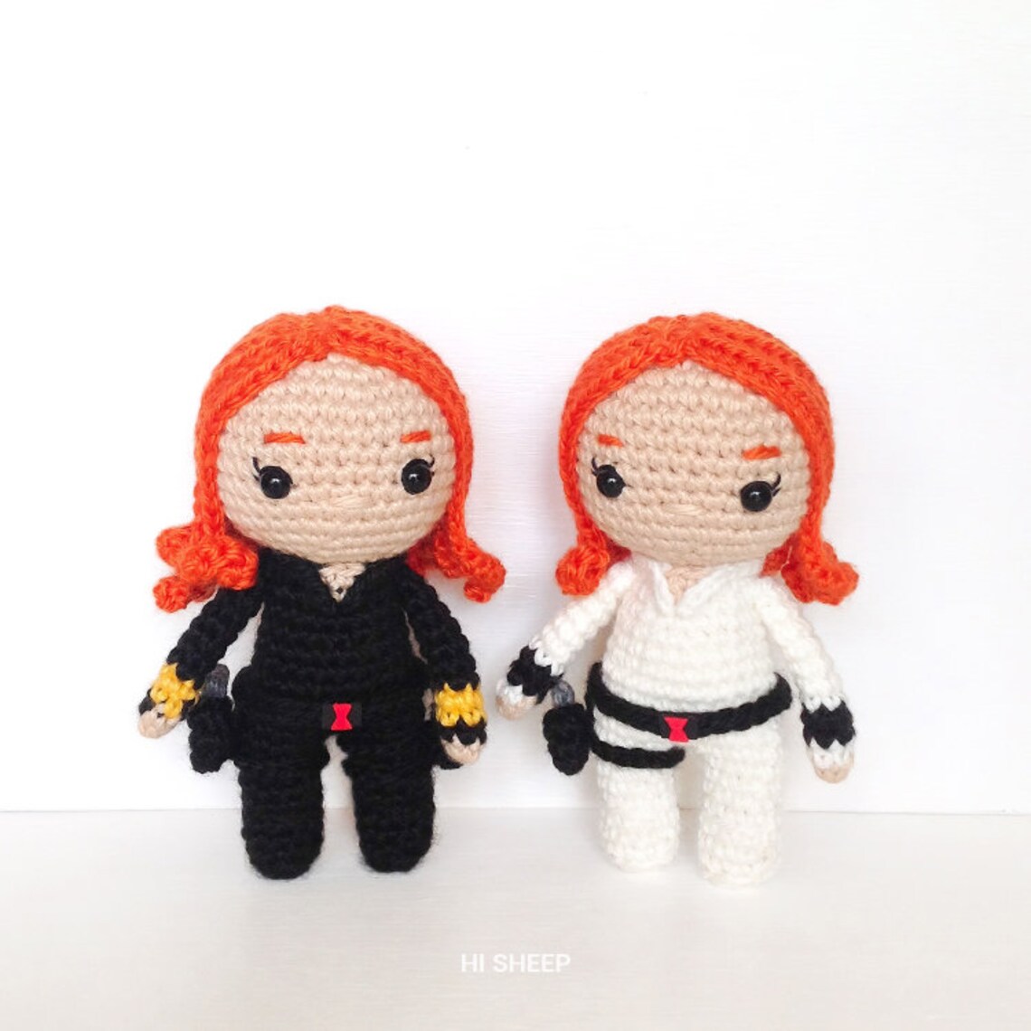 Black Widow Natasha Romanoff Crochet Pattern Amigurumi - Avengers ...
