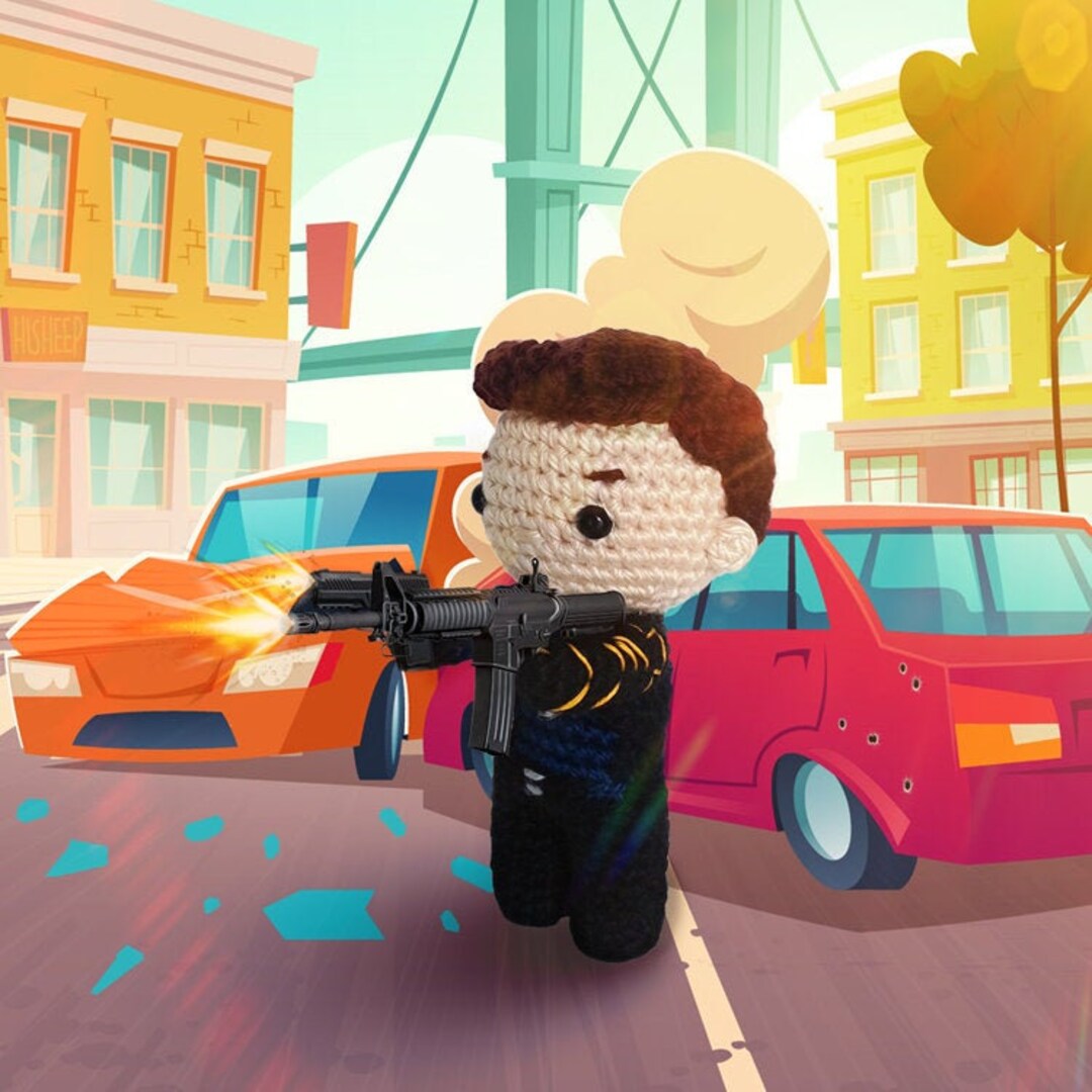 Winter Soldier Bucky Barnes Crochet Pattern Amigurumi - Avengers - the ...