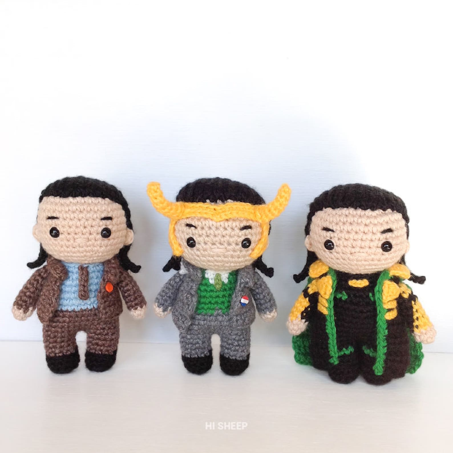 The Lokis Crochet Pattern Amigurumi Loki With Accessories - Etsy