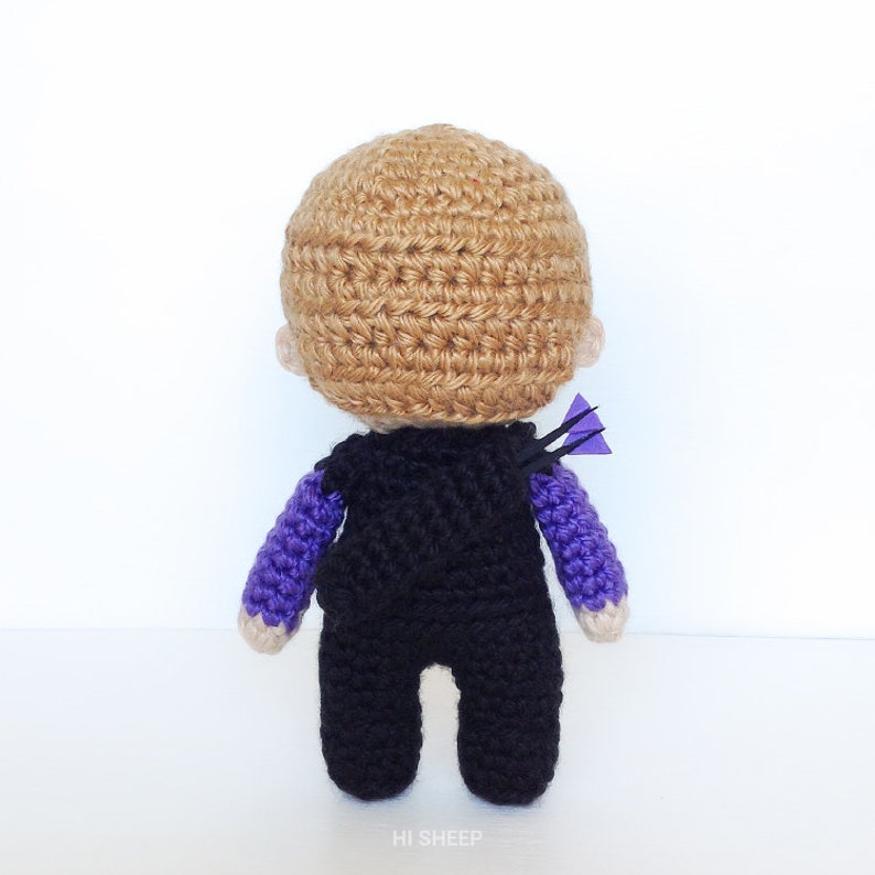 Hawkeye Clint Barton and Kate Bishop Crochet Pattern Amigurumi | Etsy