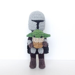 Mando and Baby Alien Crochet Pattern Amigurumi - Etsy