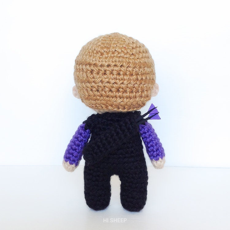 Clint Barton Hawkeye Crochet Pattern Amigurumi - Avengers - Etsy