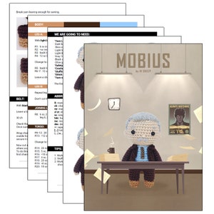 Mobius Crochet Pattern Amigurumi - Loki - Miss Minutes - Etsy